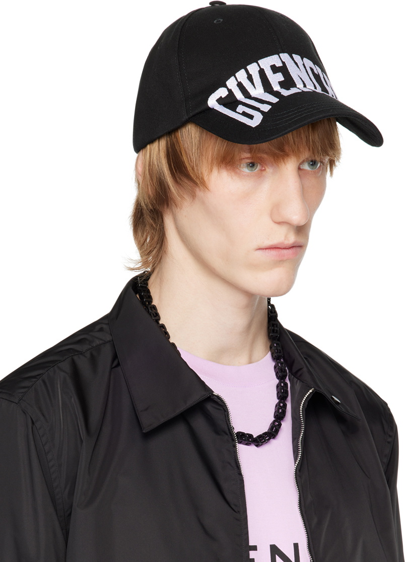 Givenchy Black Embroidered Cap Givenchy