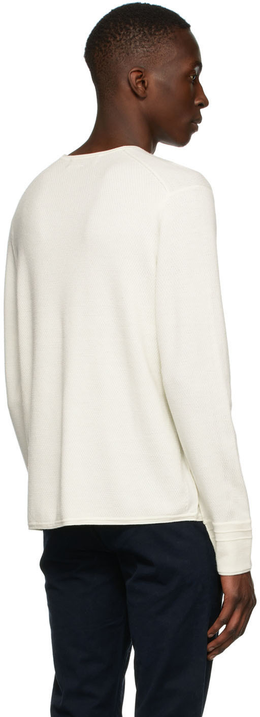 rag & bone Off-White Wool Collin Sweater Rag and Bone