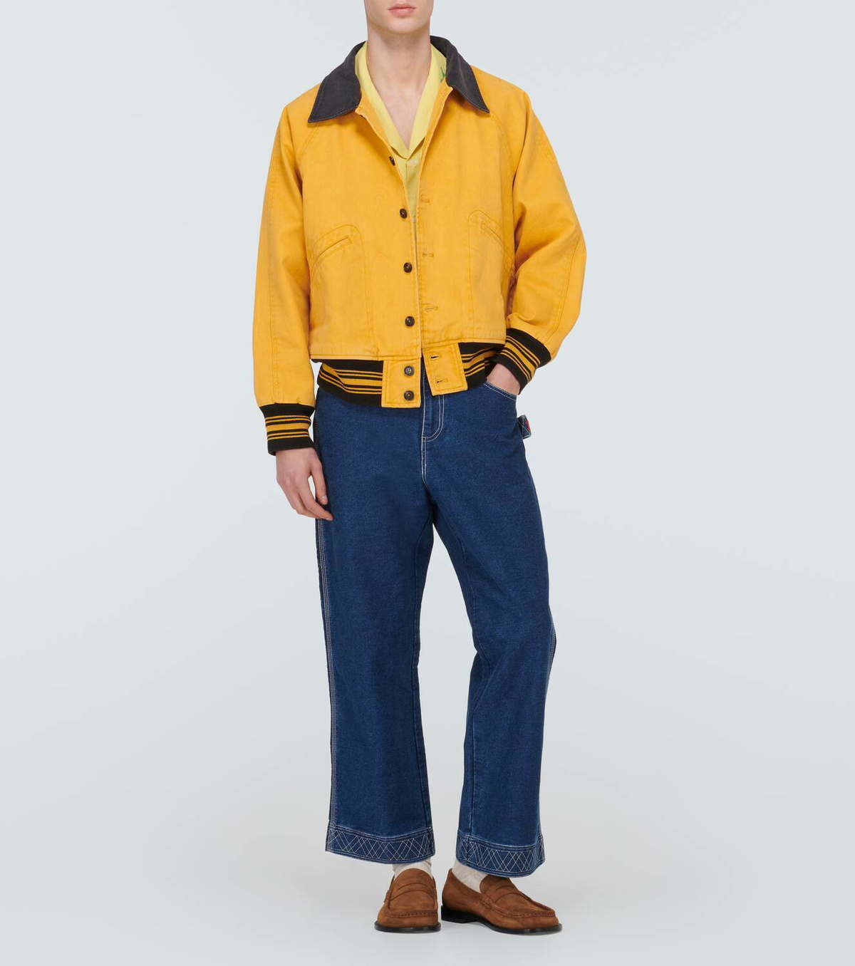 Bode Banbury cotton twill jacket Bode