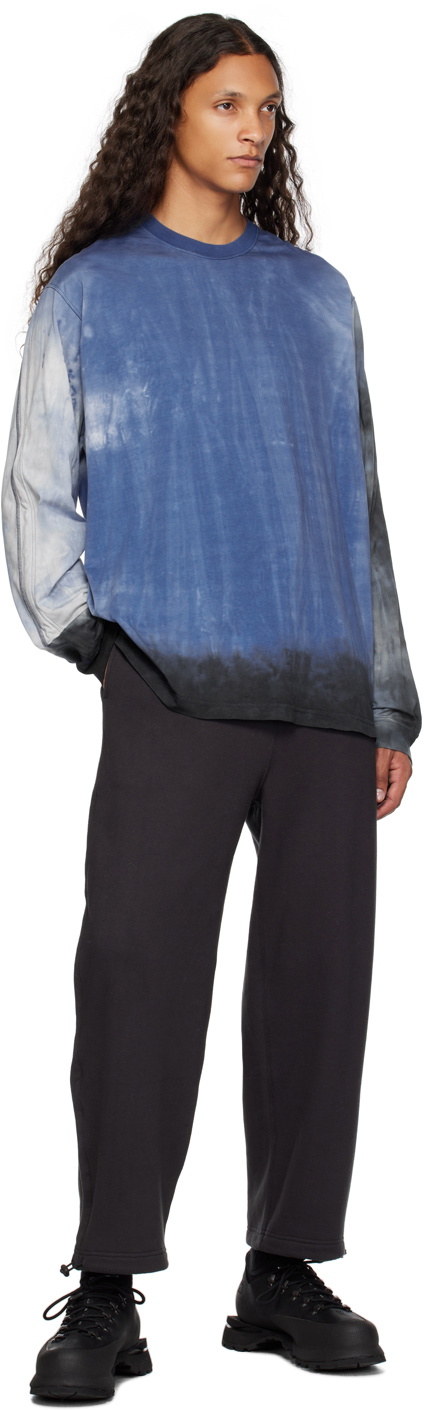 VEIN Blue Faded Long Sleeve T-Shirt VEIN