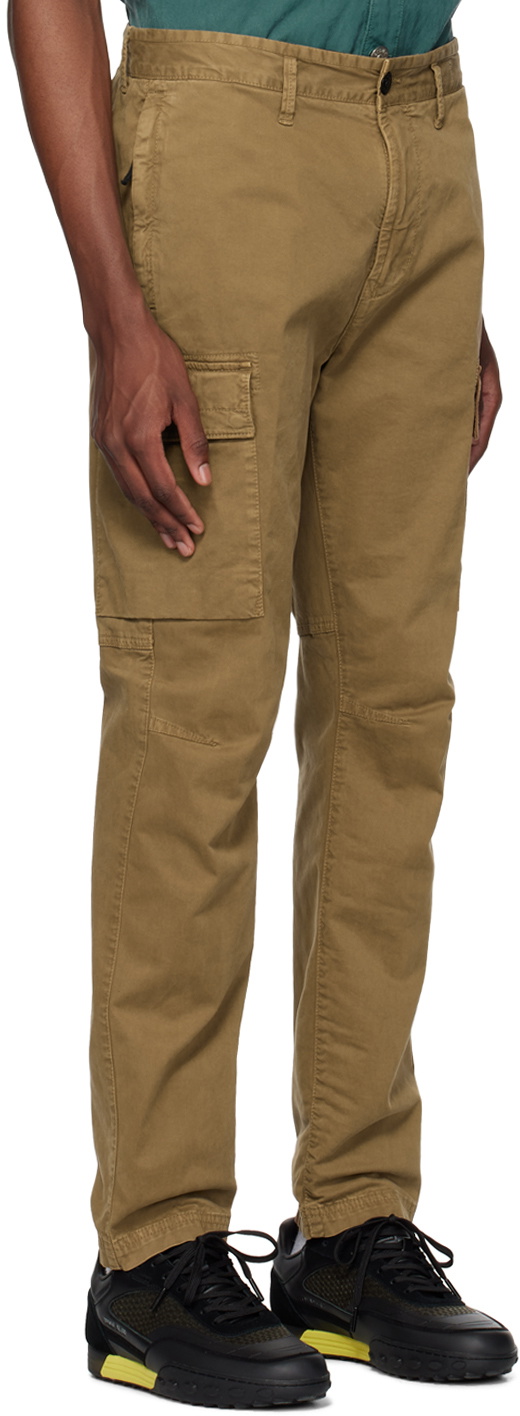 Stone Island Tan Patch Cargo Pants Stone Island