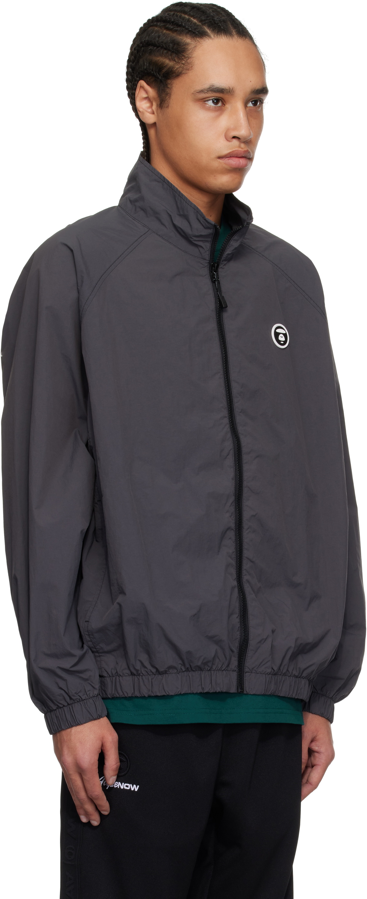 AAPE by A Bathing Ape Black 'AAPE Now' Light Weight Jacket AAPE by A ...