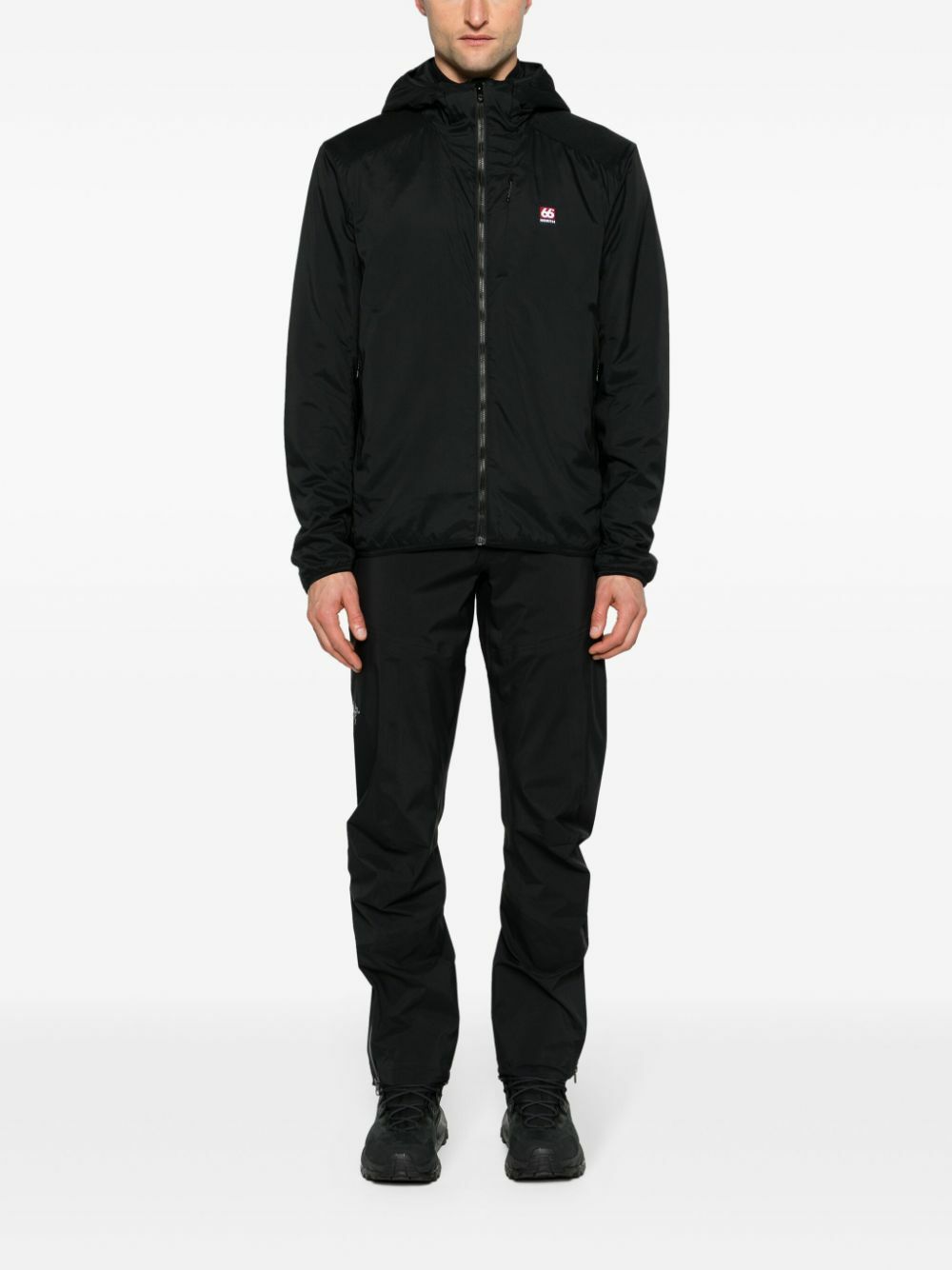 66 North Black Hengill Lightweight Hooded Jacket 66° North