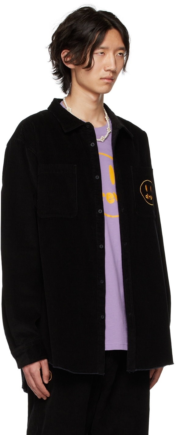 drew house SSENSE Exclusive Black Cotton Shirt drew house