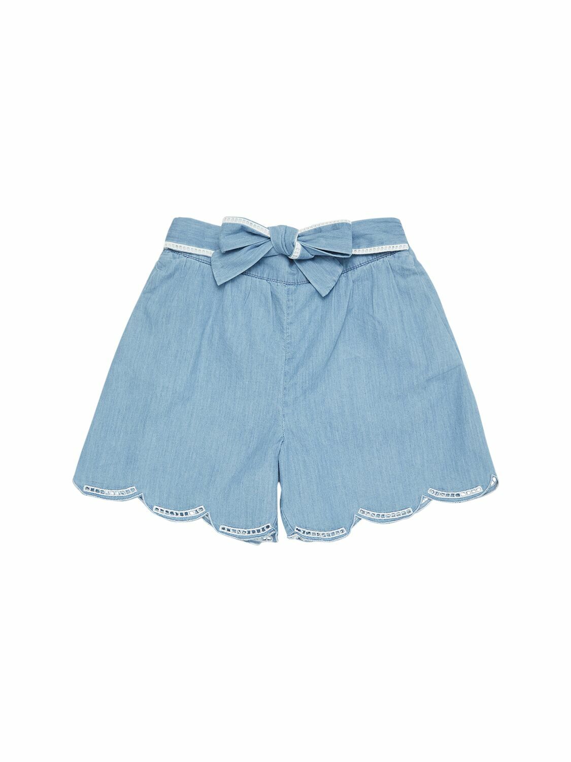 CHLOÉ Cotton Shorts with bow Chloe