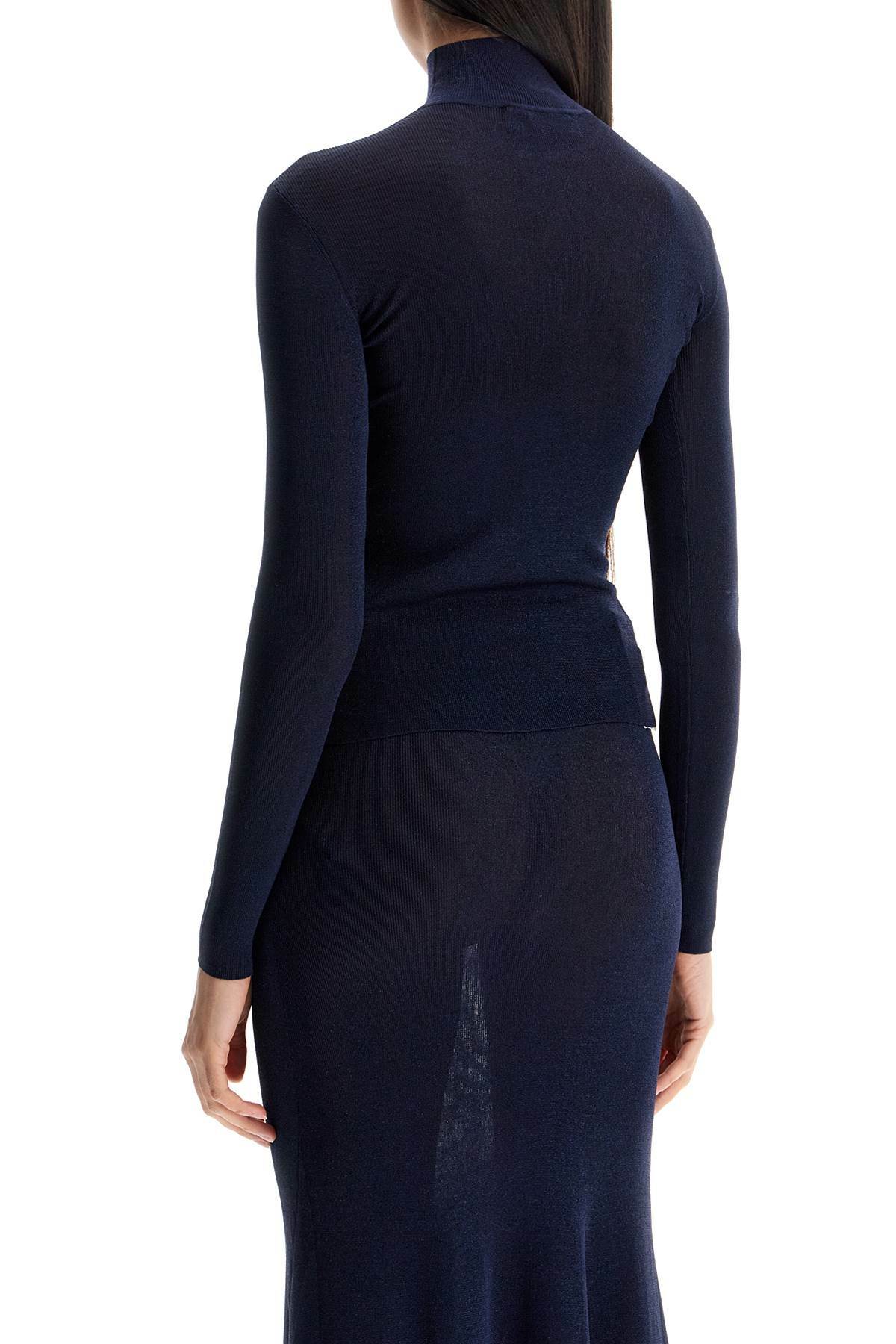SELF PORTRAIT lurex knit dolce Blue Self-Portrait