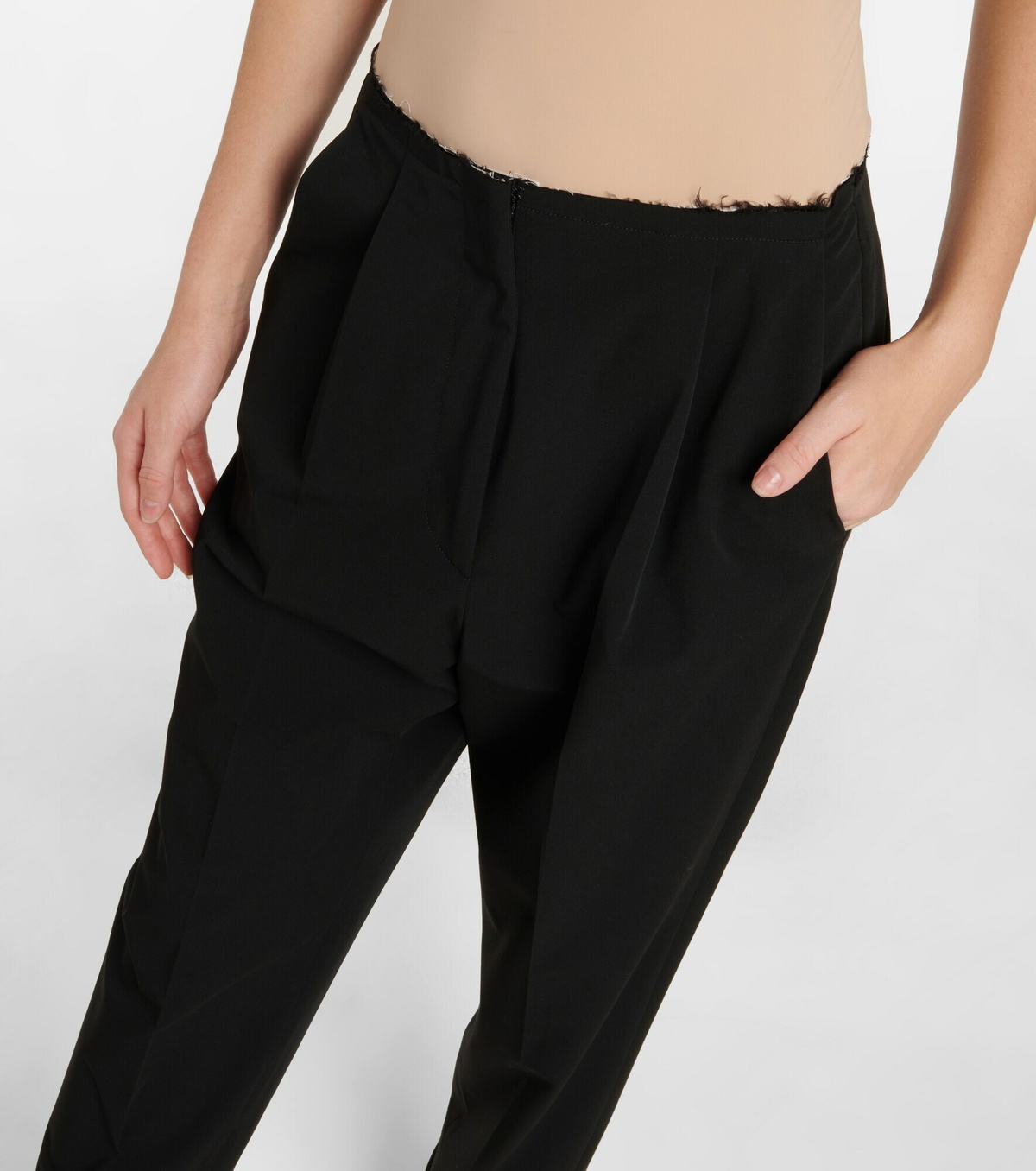 MM6 Maison Margiela - Mid-rise straight pants MM6 Maison Margiela