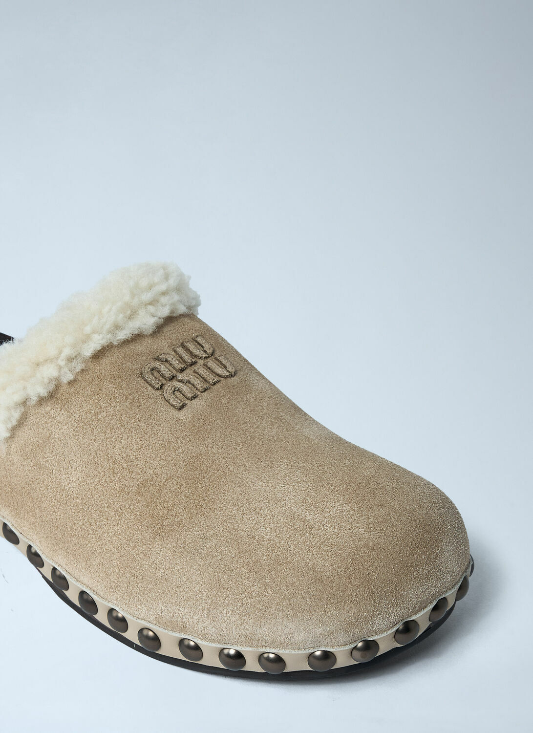 Miu Miu Suede Clogs Miu Miu