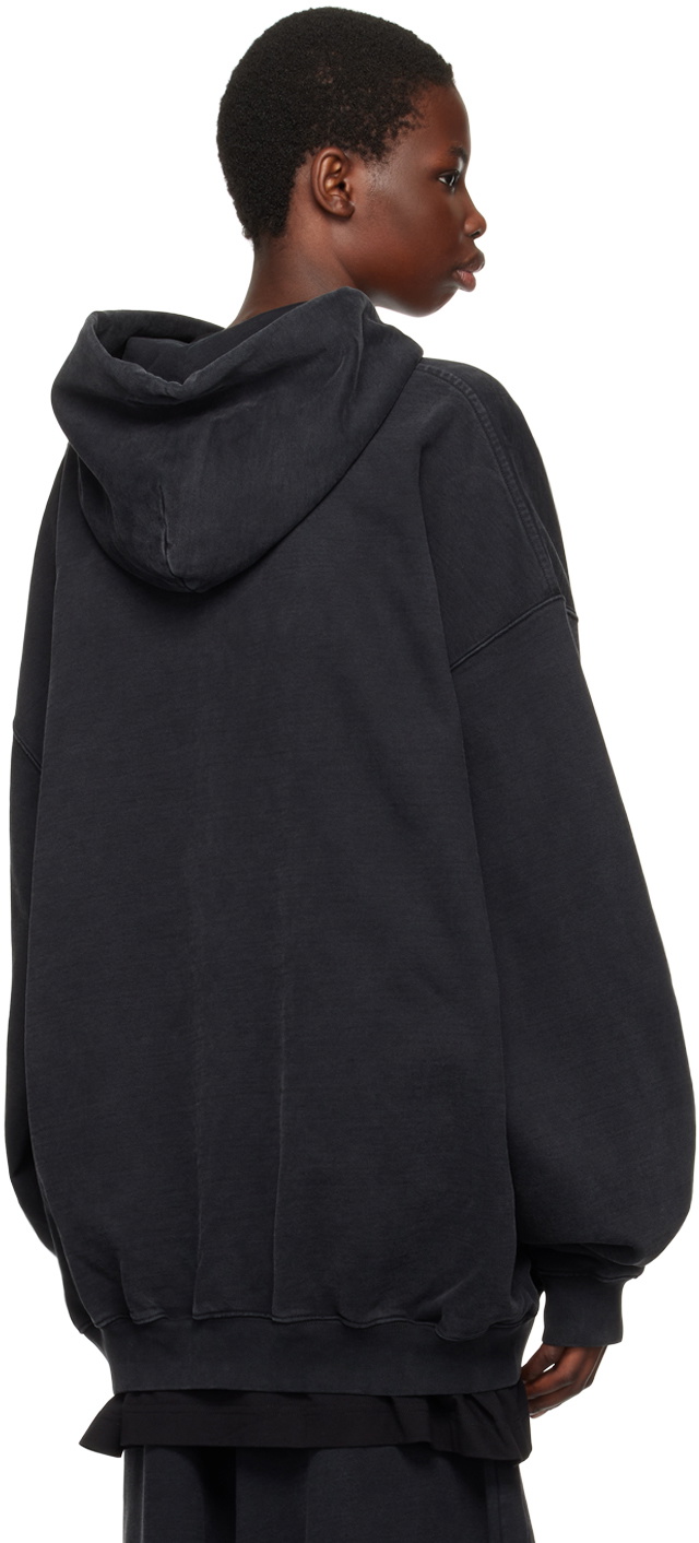 VETEMENTS Black Sticker Hoodie Vetements