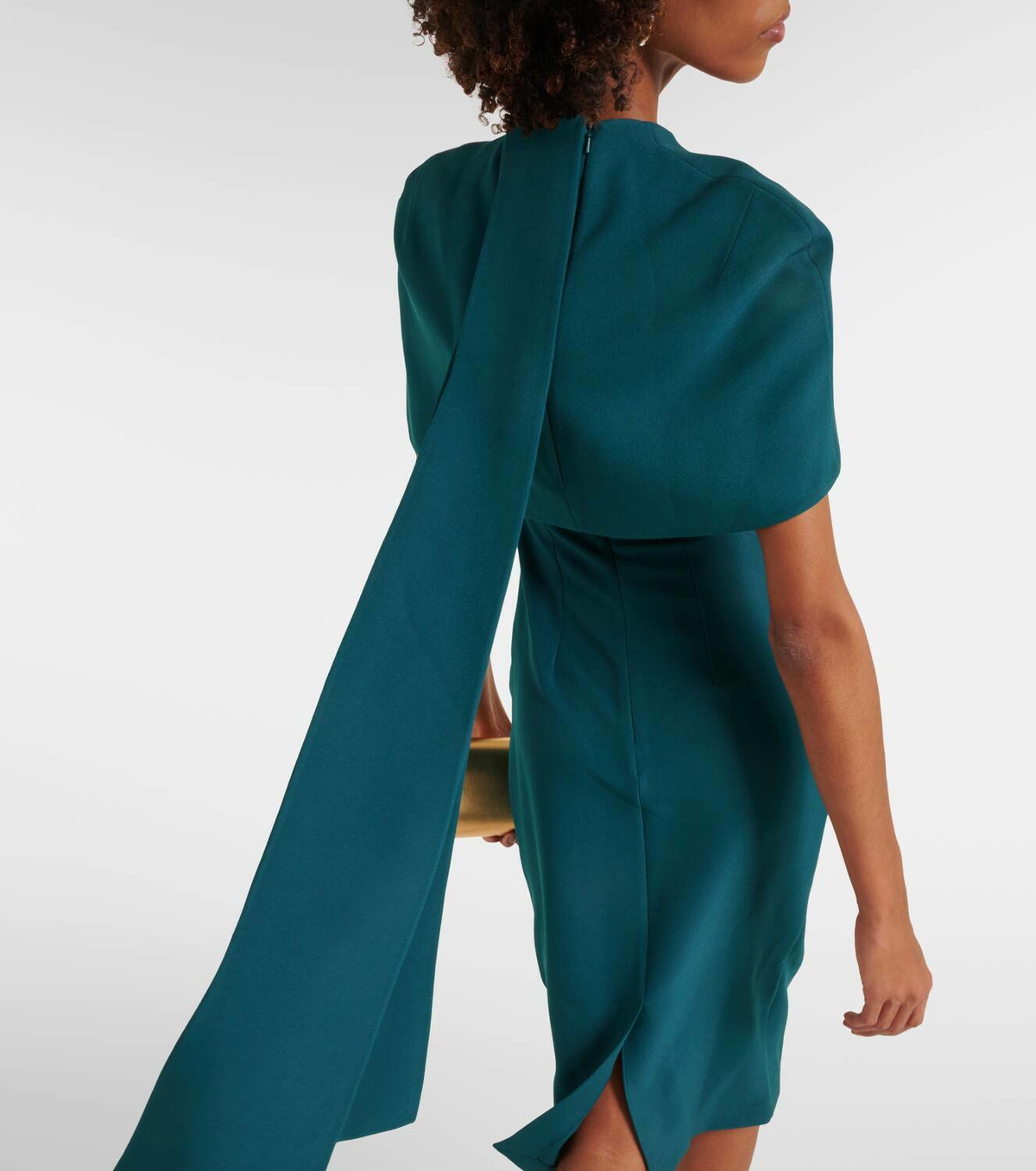 Safiyaa Kalika caped midi dress Safiyaa