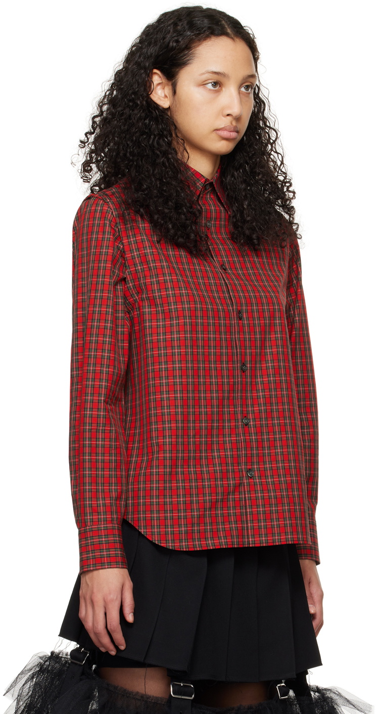 UNDERCOVER Red Detachable Sleeves Shirt Undercover