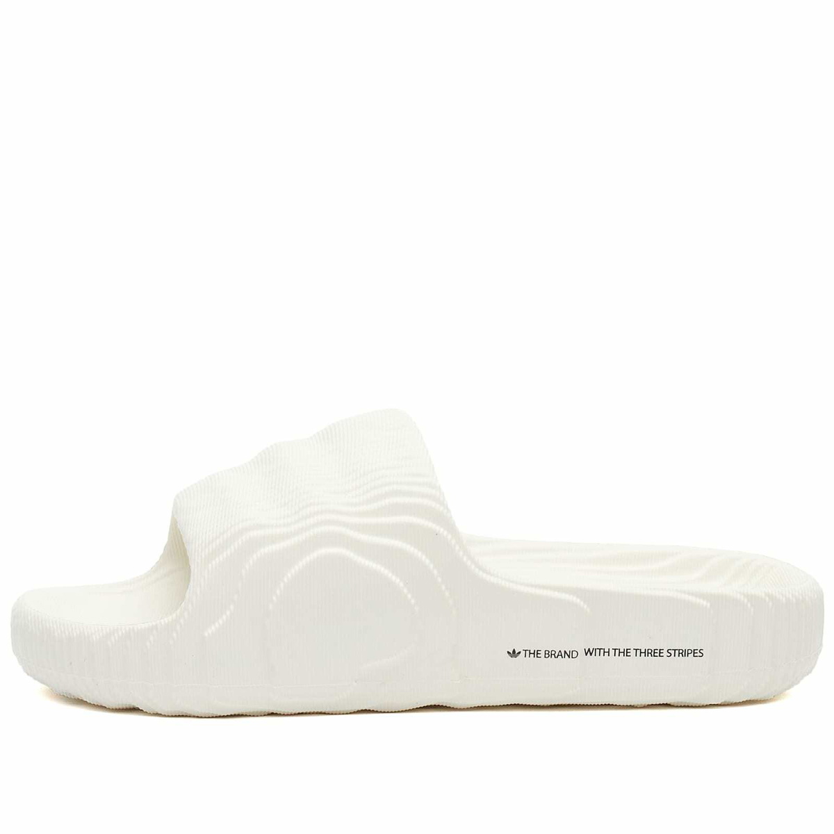 Adidas Women's Adilette 22 W Sneakers in Off White/Off White/Core Black ...