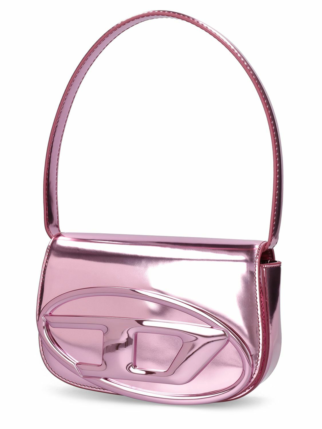 DIESEL 1dr Metallic Leather Shoulder Bag Diesel