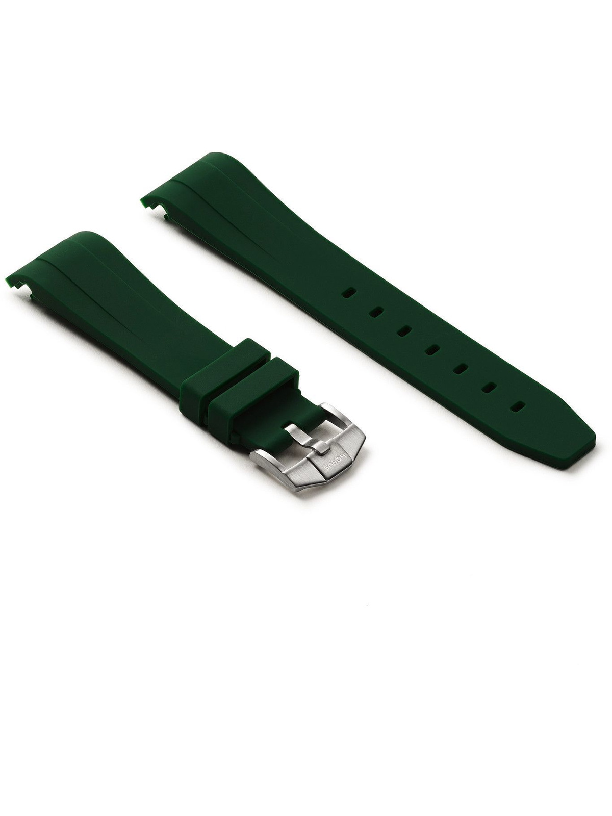 Horus Watch Straps - 20mm Rubber Integrated Watch Strap - Green