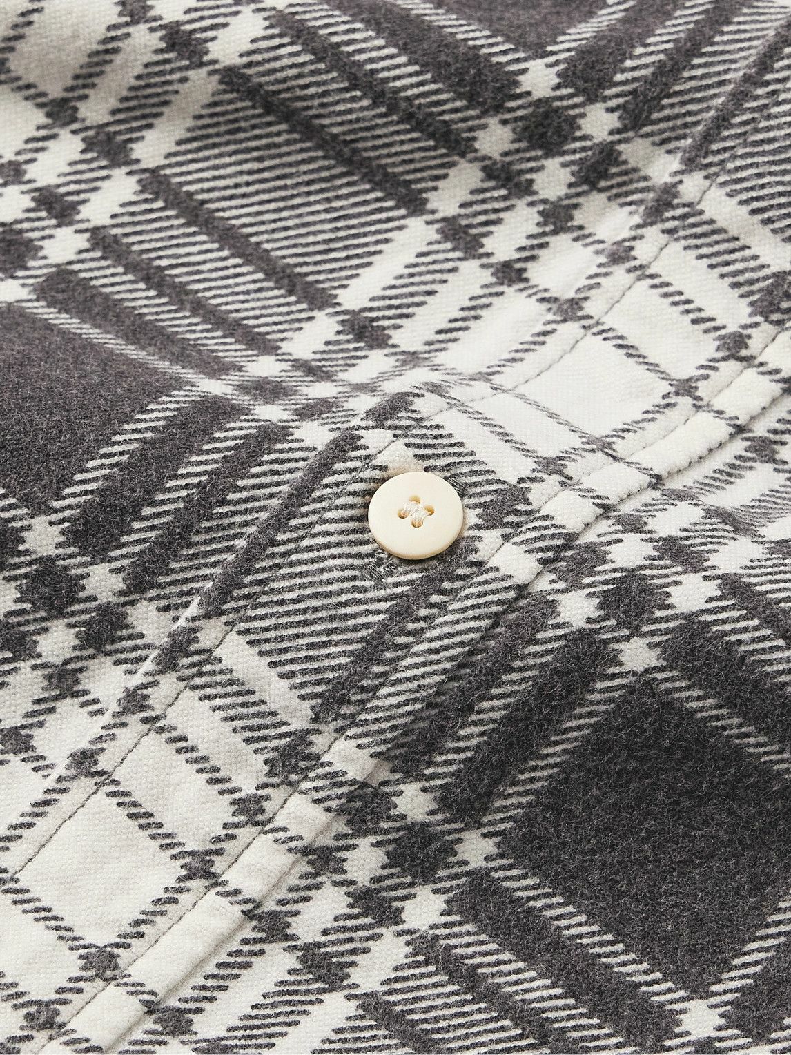 Visvim - Pioneer Checked Brushed Cotton-Flannel Shirt - Gray Visvim
