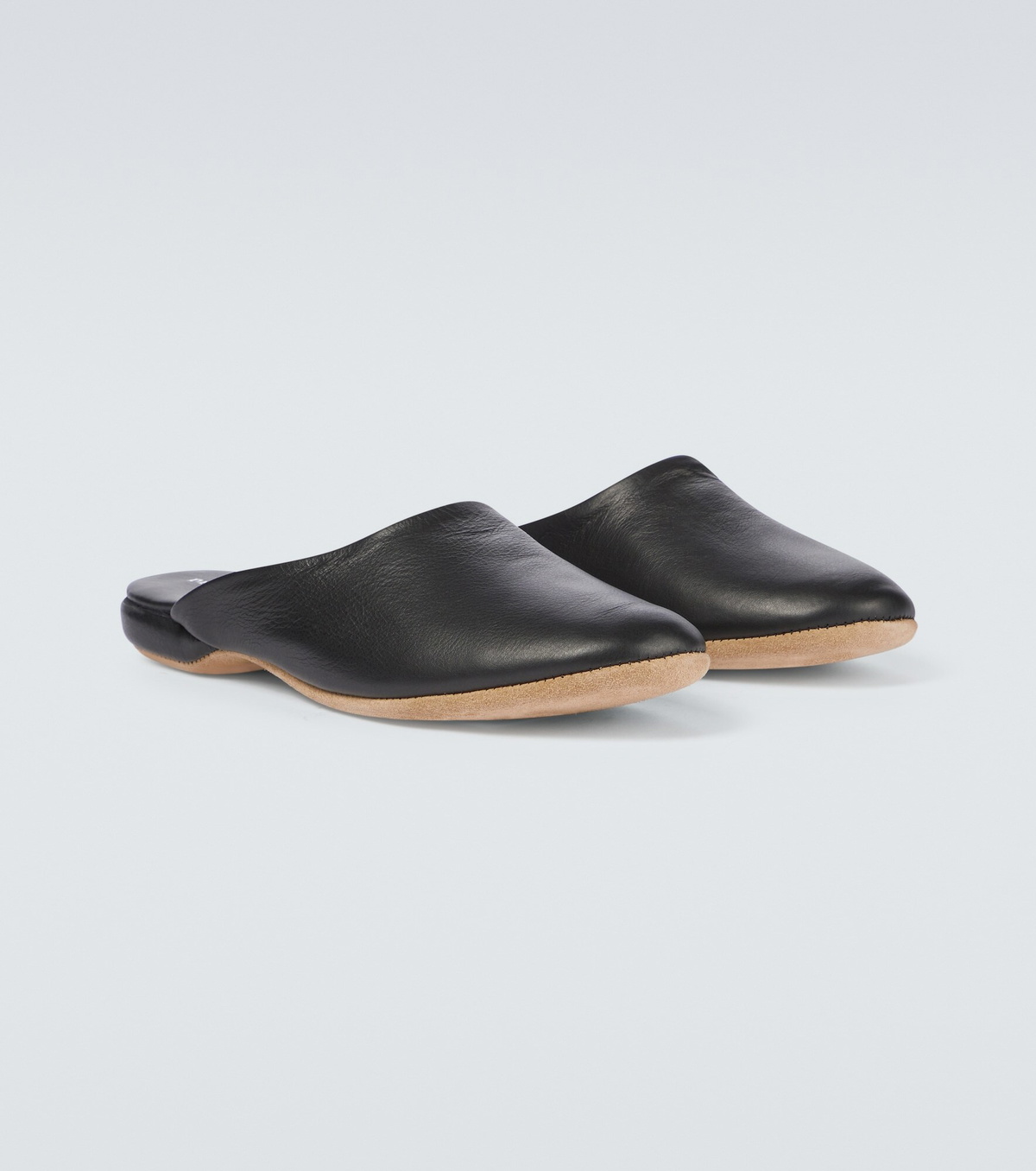 Derek Rose - Morgan open-back slippers Derek Rose