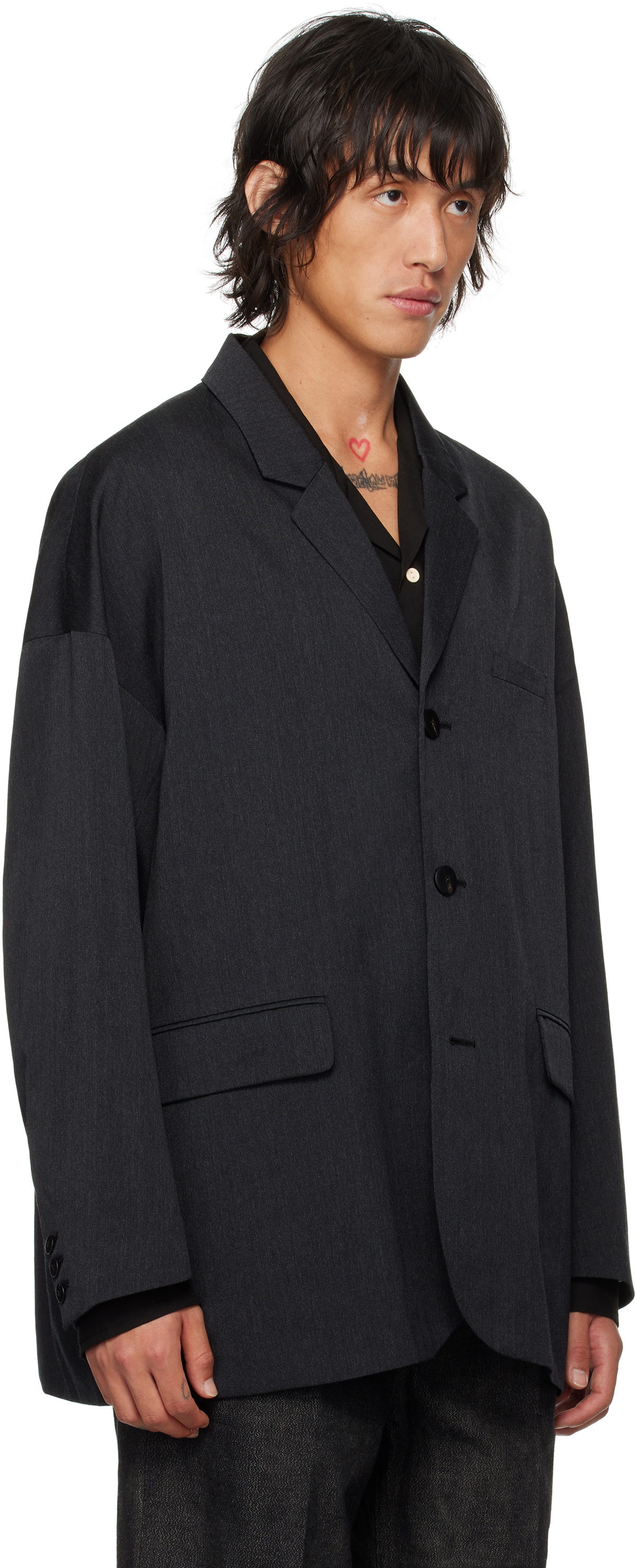 visvim Black Hammons Blazer Visvim