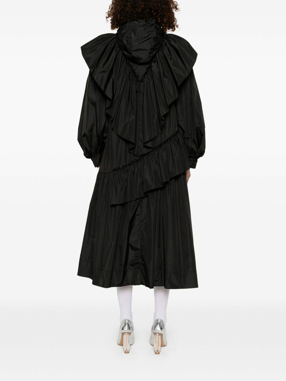 Simone Rocha Black Ruffled Coat Simone Rocha
