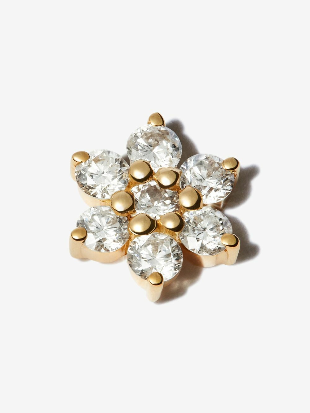 Persée 18K Yellow Gold Diamond Single Stud Earring Persee