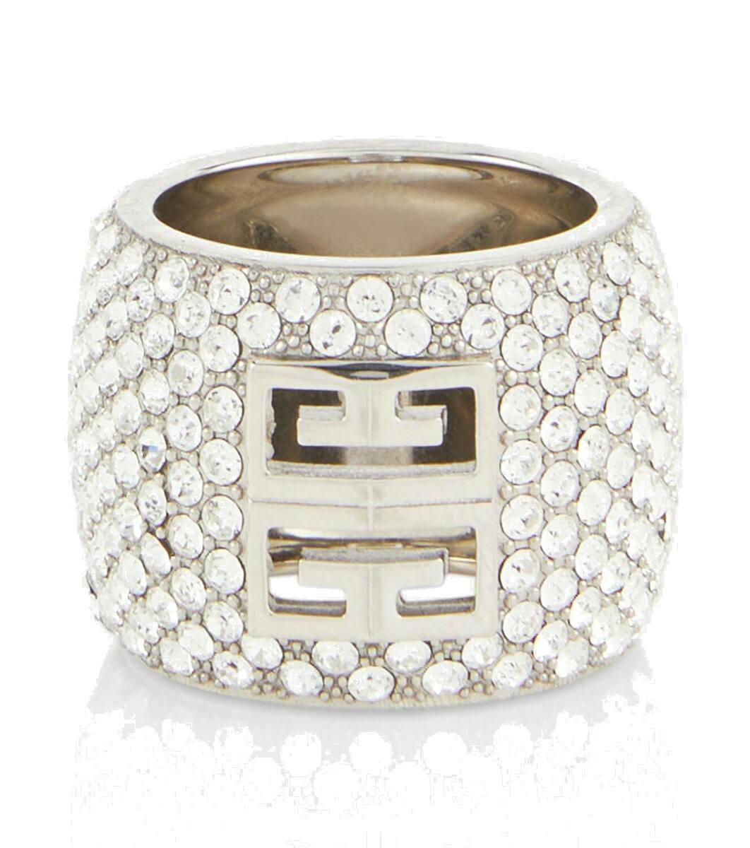 Givenchy 4G crystal-embellished ring Givenchy