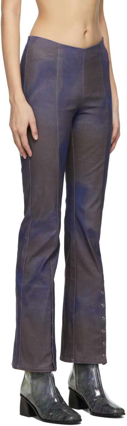 Paloma Wool SSENSE Exclusive Blue Flared Trousers Paloma Wool