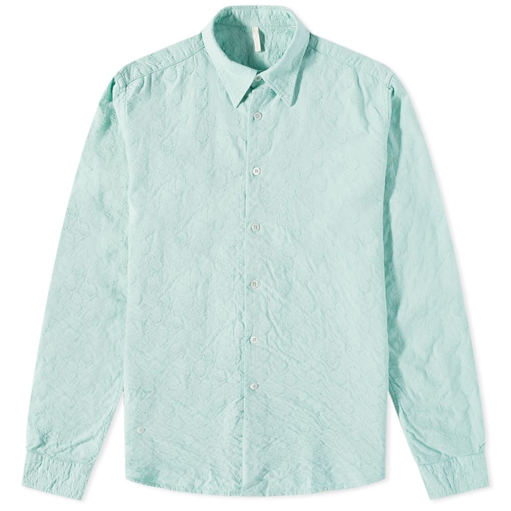 Sunflower Men's Adrian Button Down Shirt in Green Sunflower