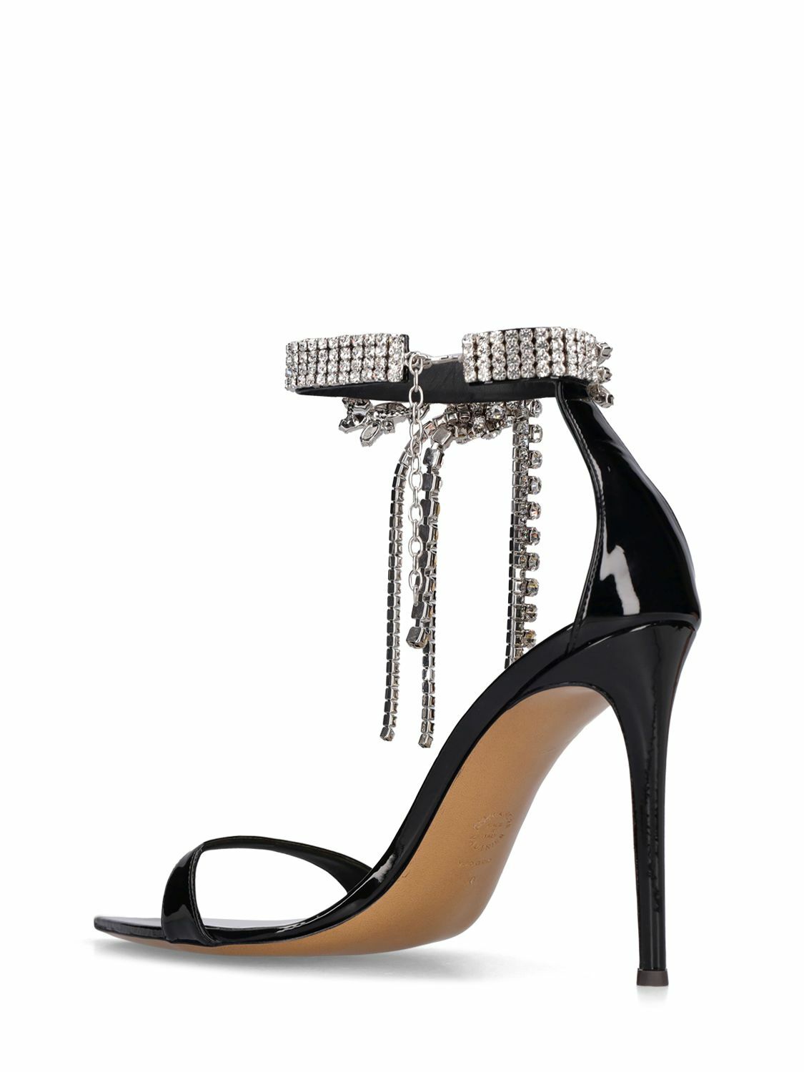 ALEXANDRE VAUTHIER - 105mm Faux Patent Leather Sandals Alexandre Vauthier