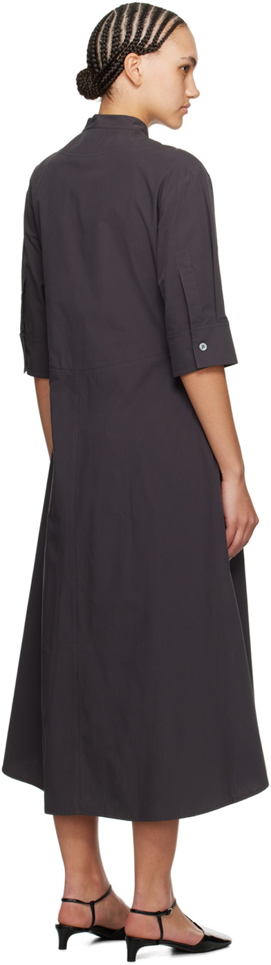 Studio Nicholson Gray Sabo Midi Dress Studio Nicholson