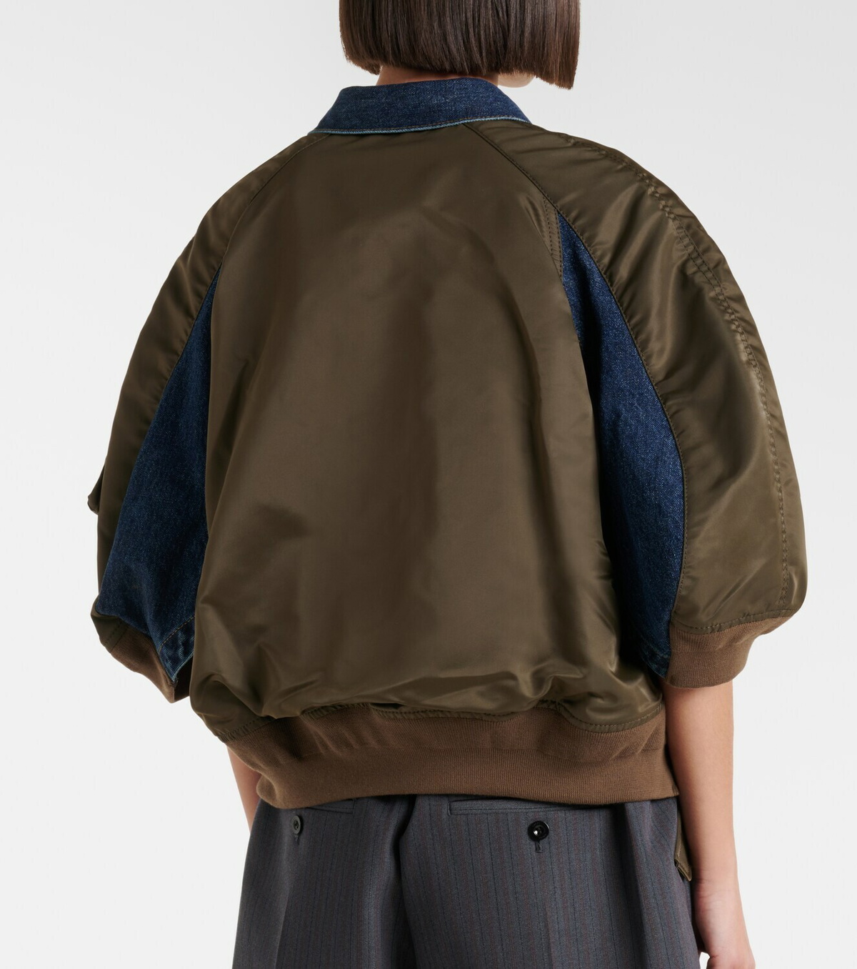 Sacai Denim and twill jacket Sacai