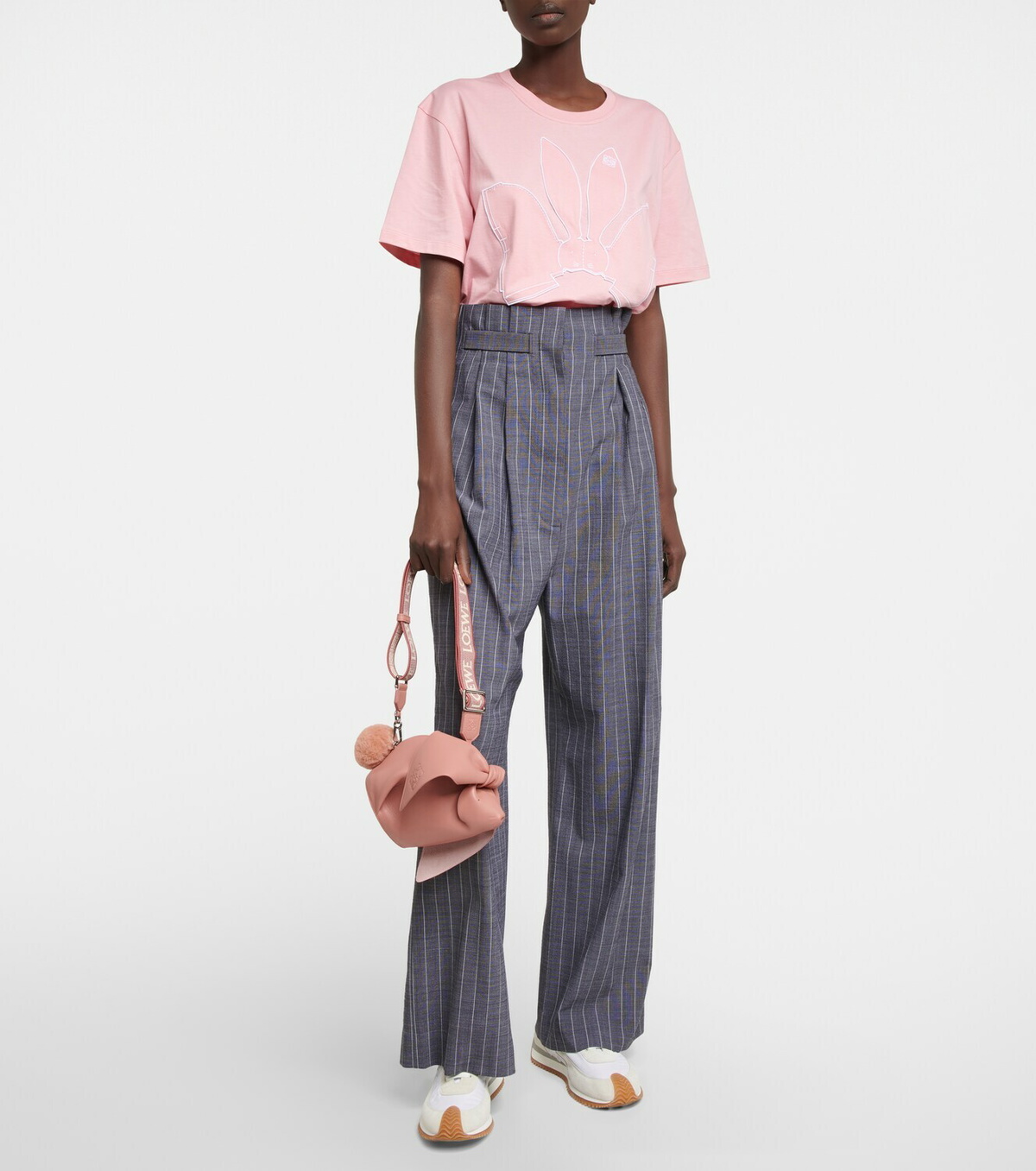 Loewe - Bunny Small leather shoulder bag Loewe