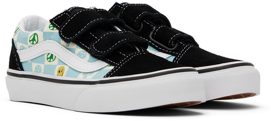Vans Kids Black Old Skool V Little Kids Sneakers Vans