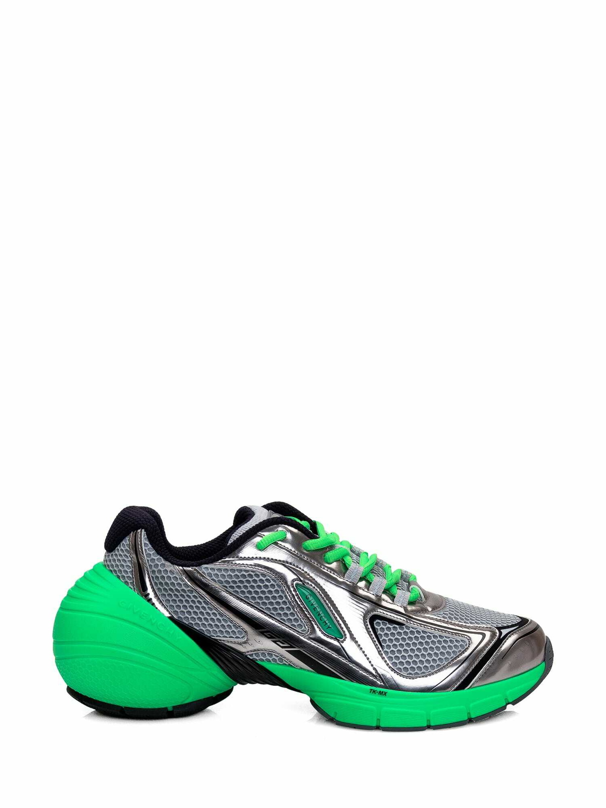 Givenchy Green And Silver Tk-mx Runner Sneakers Givenchy
