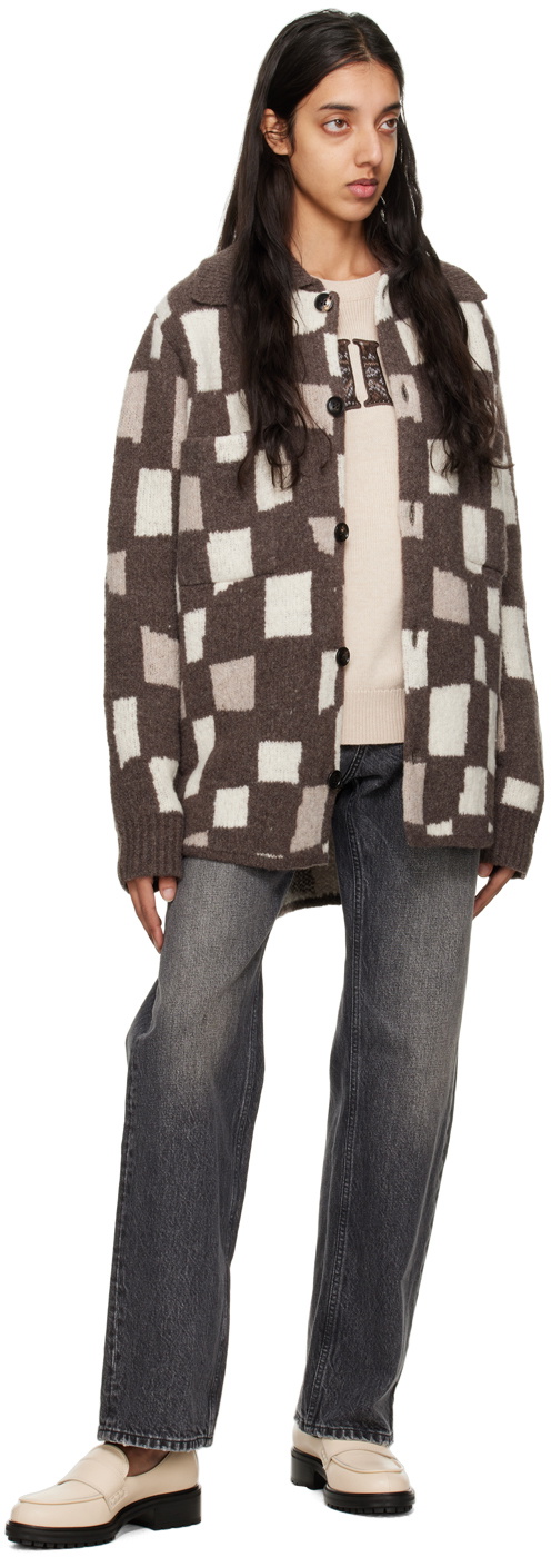 AMIRI Beige Embroidered Sweater Amiri