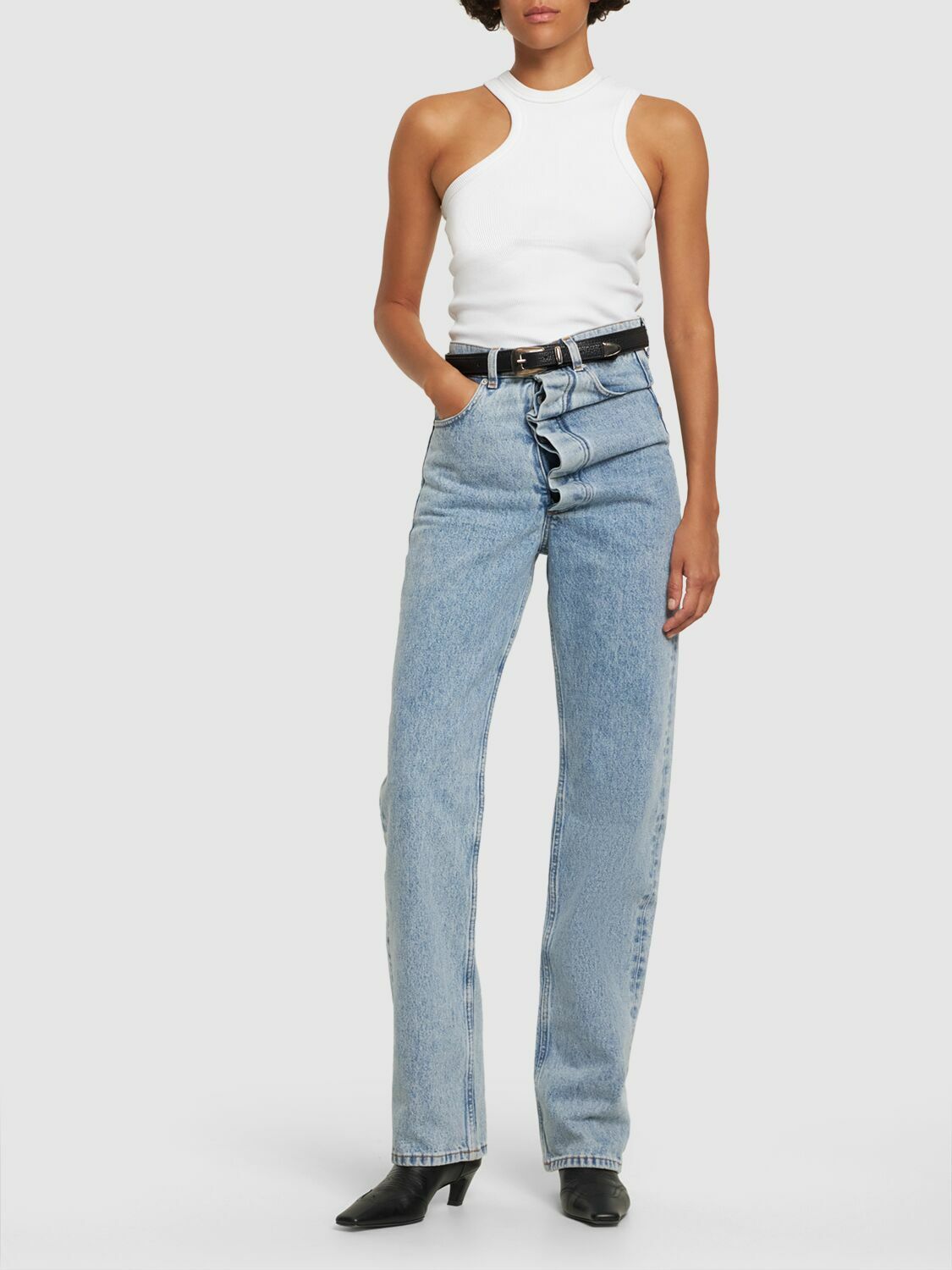 Y/PROJECT - Flip Waist Regular Denim Jeans Y/Project