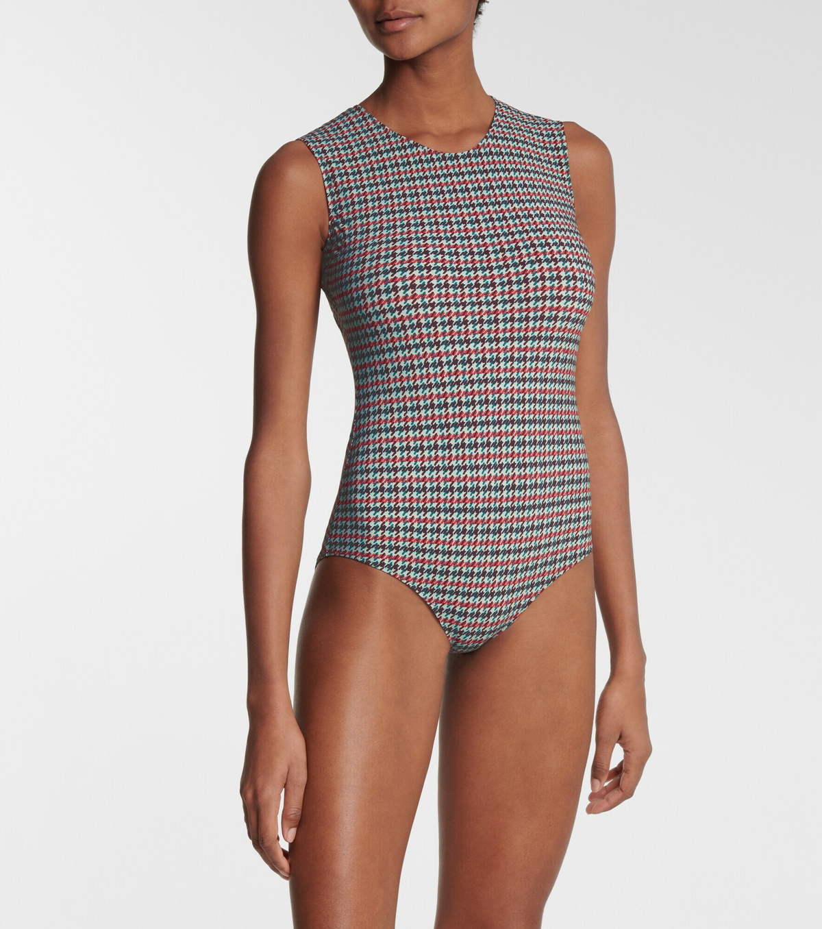 Maison Margiela - Houndstooth stretch-jersey bodysuit Maison Margiela