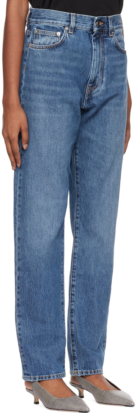 Loulou Studio Blue Wular Jeans Loulou Studio