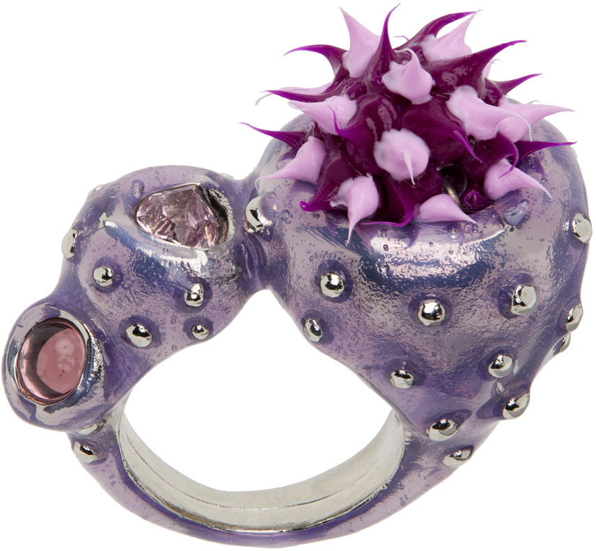 Collina Strada Purple Candy Pod Ring Collina Strada
