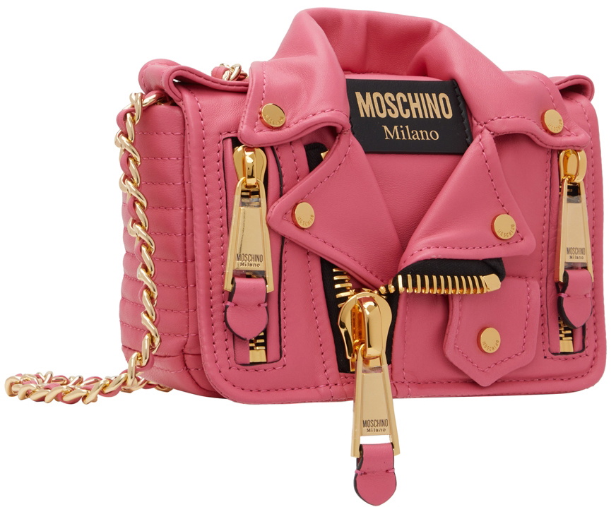 Moschino Pink Biker Bag Moschino