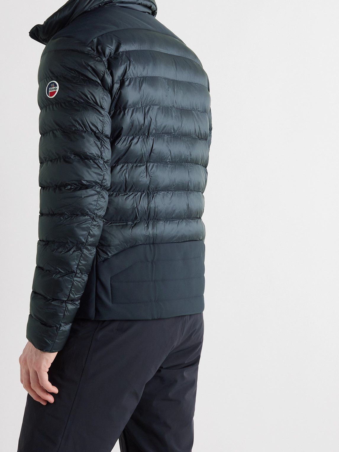 Fusalp - Lucho II Slim-Fit Quilted Shell and Neoprene Jacket - Blue Fusalp