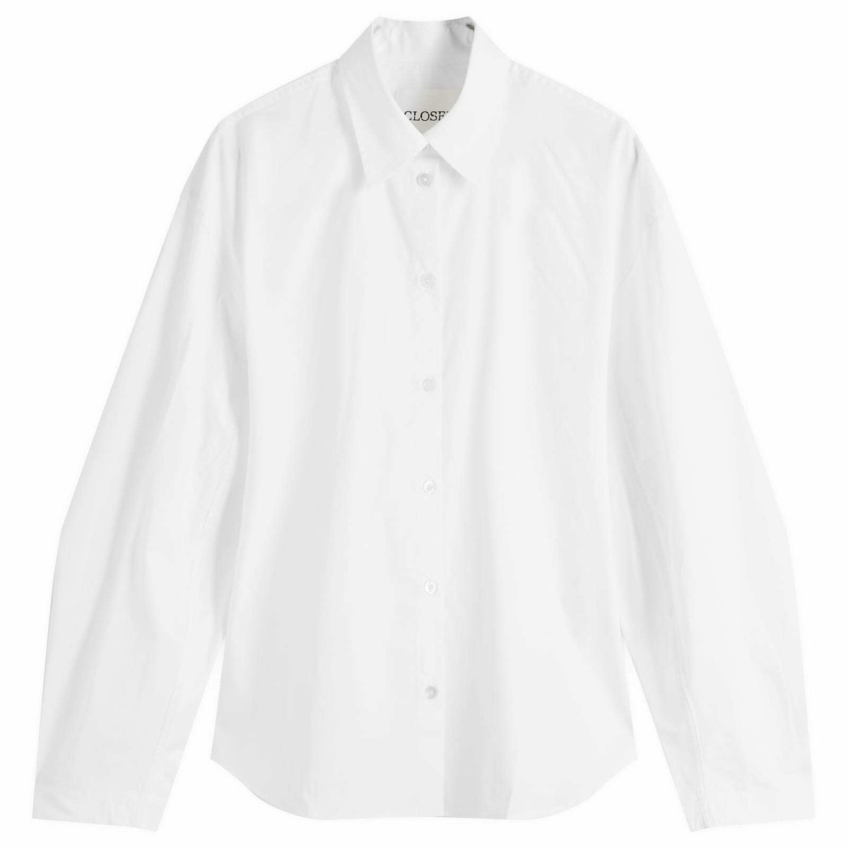 Closed Women's Pleated Sleeve Shirt in White Closed