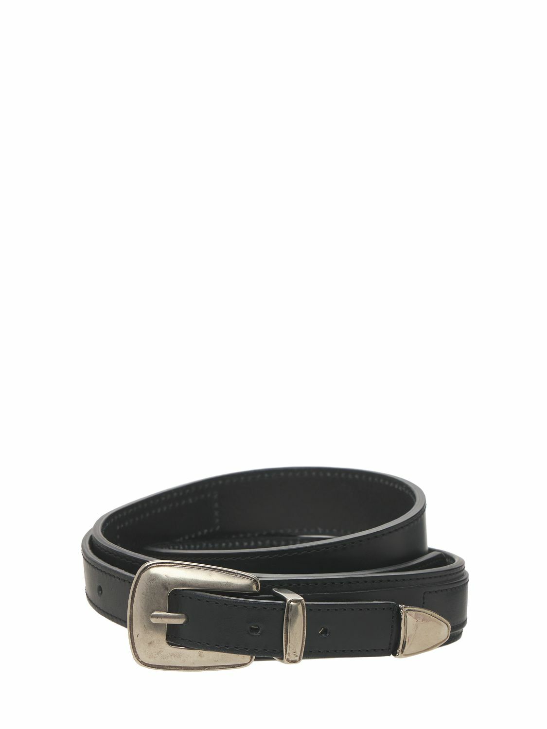 LEMAIRE - 3cm Minimal Western Smooth Leather Belt Lemaire