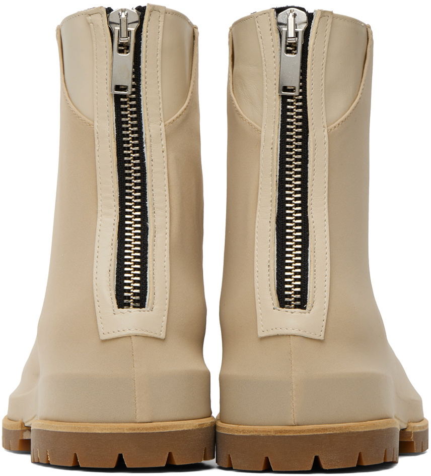 424 Beige Marathon Boots 424