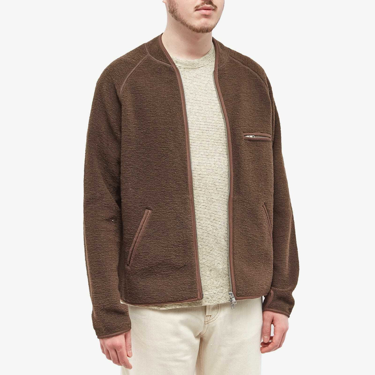 YMC Men's Trippe Jacket in Brown YMC