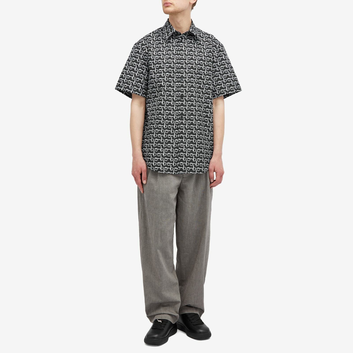 Burberry shirt silver store