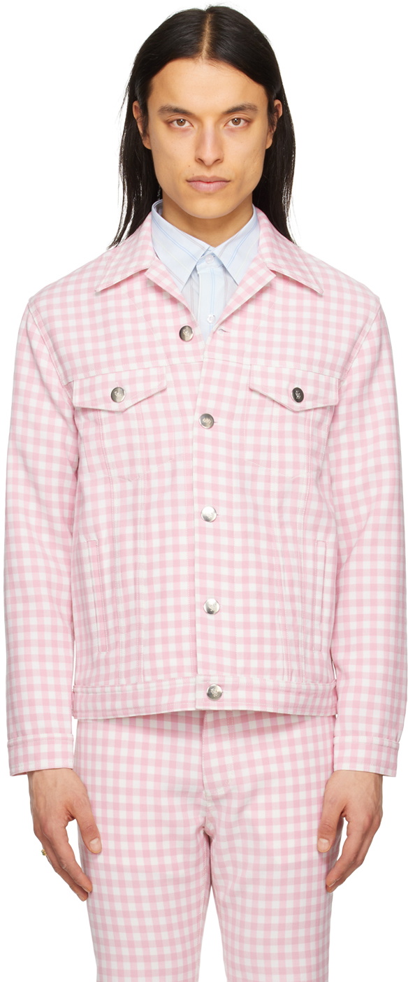 Ernest W. Baker Pink Check Jacket Ernest W. Baker