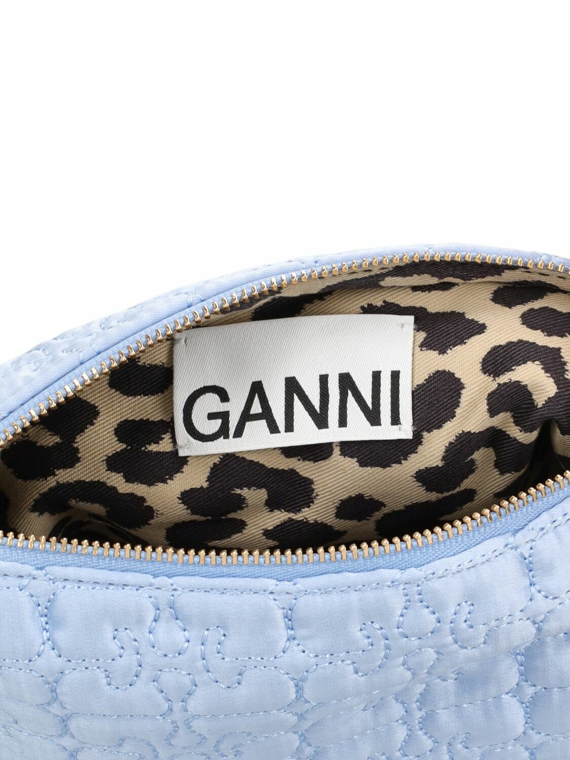 GANNI Small Butterfly Satin Top Handle Bag GANNI