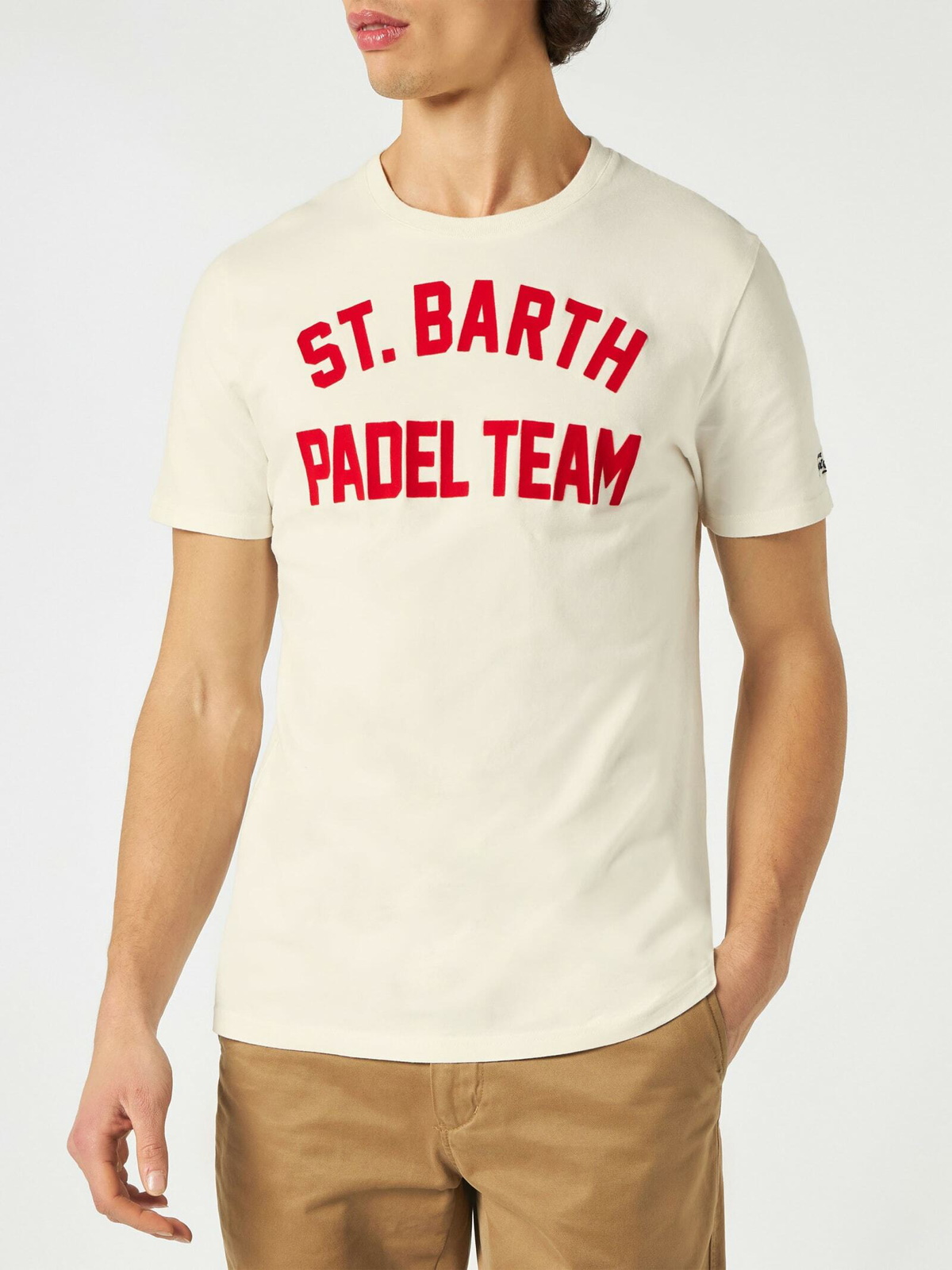MC2 Saint Barth St. Barth Padel Team Print Man T-shirt MC2 Saint Barth