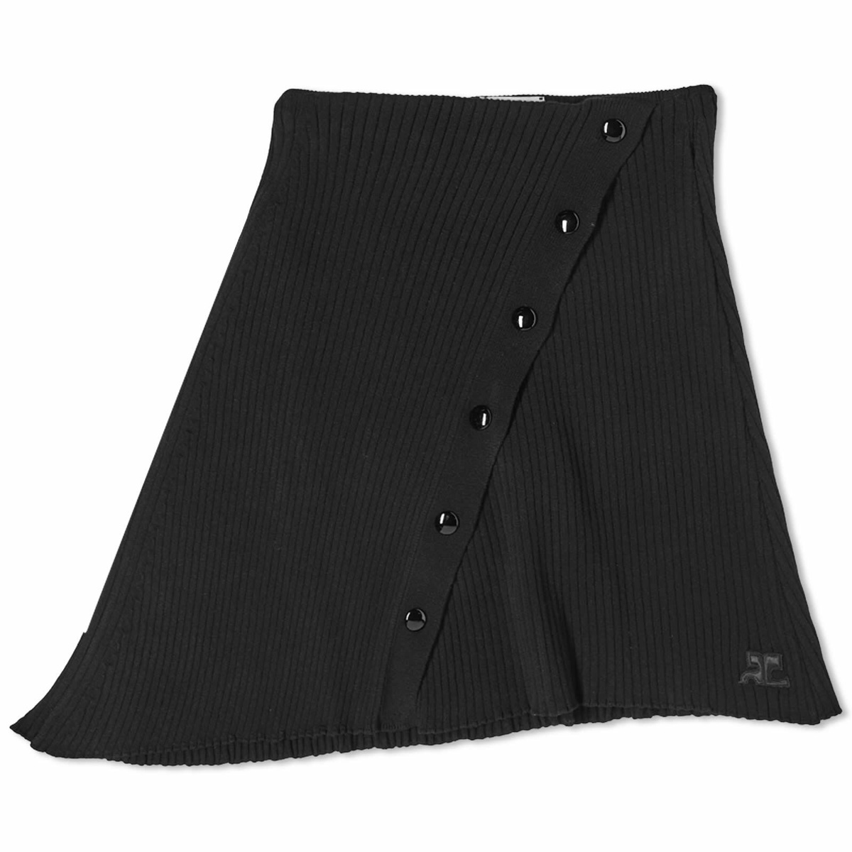 Courreges Women's Courrèges Knitted Skirt in Black Courreges