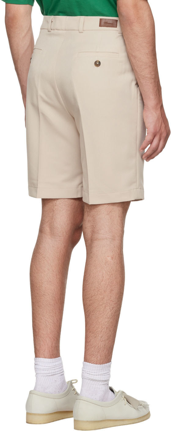 Manors Golf Beige Polyester Shorts