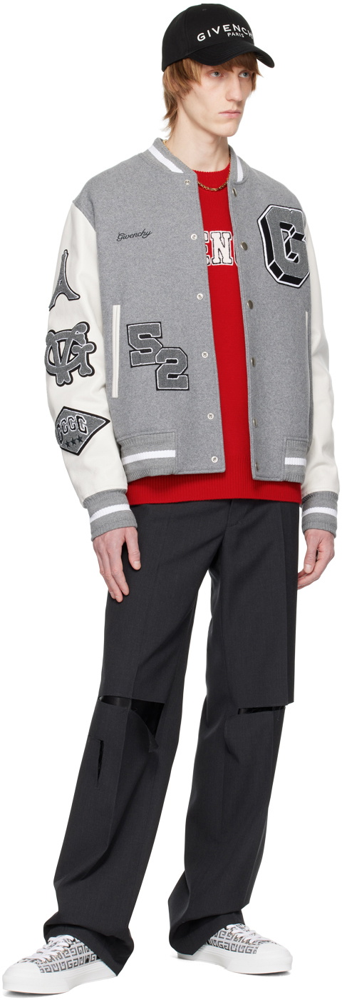 Givenchy Red Crewneck Sweater Givenchy